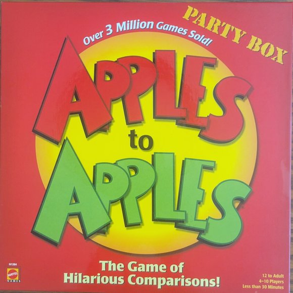 Mattel | Toys | Mattel Apples To Apple Party Box Game | Poshmark